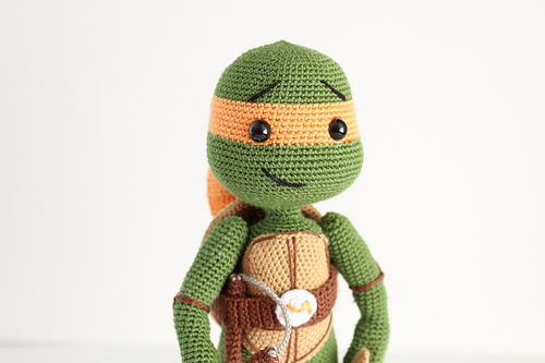 Ravelry: Ninja Turtle Michelangelo pattern by ilknur Karaca