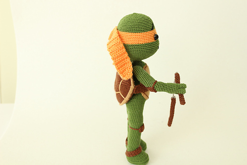 Ravelry: Ninja Turtle Michelangelo pattern by ilknur Karaca