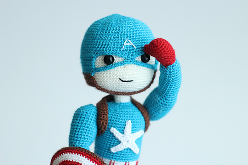 Ravelry: Amigurumi Captain America pattern by ilknur Karaca