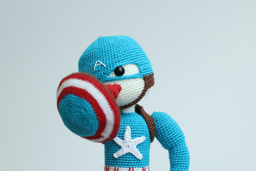 Ravelry: Amigurumi Captain America pattern by ilknur Karaca