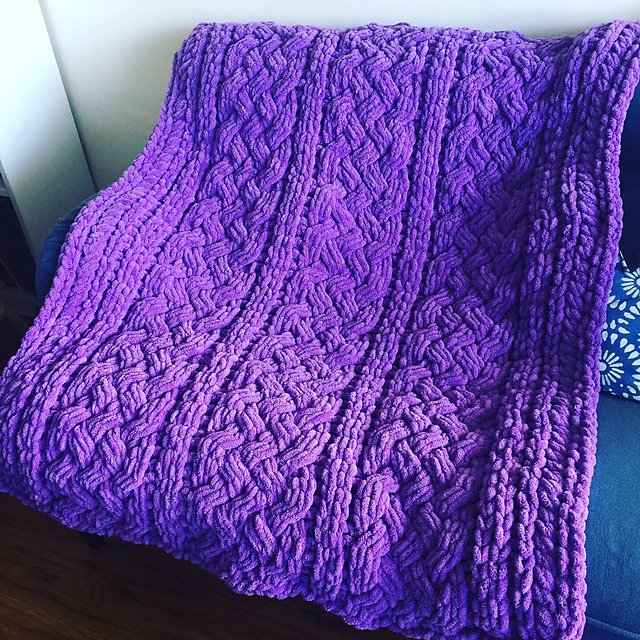Ravelry: Chunky Woven Celtic Blanket pattern by I Love My Blanket