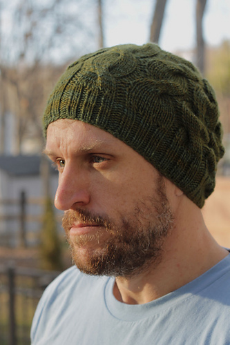 Ravelry: skalbagge cabled hat pattern by rachael gander