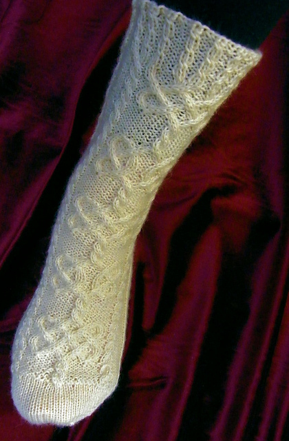 Ravelry: Geese in the Bog Socks pattern by Luise O'Neill