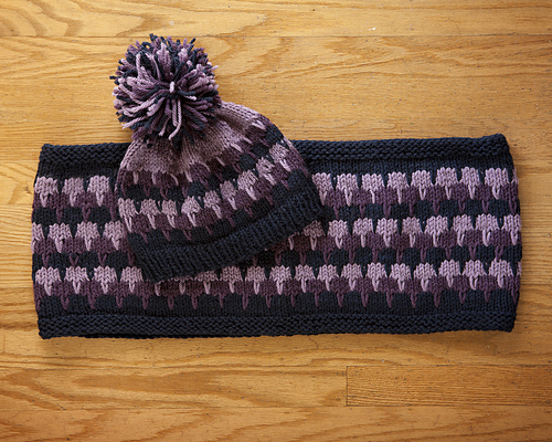 Ravelry: Jenni Winter Knit Accessory Set pattern by Melissa Leapman