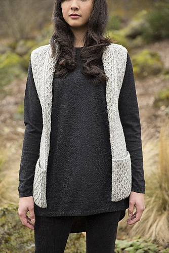 Ravelry: Textured Tunic Vest pattern by Anna Cohen