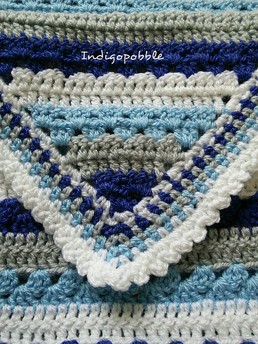 Ravelry: Cosy Stripe C2C Blanket pattern by Pat Foster