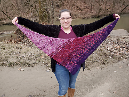Ravelry: Frozen Waterfall Shawl pattern by Rachy Newin
