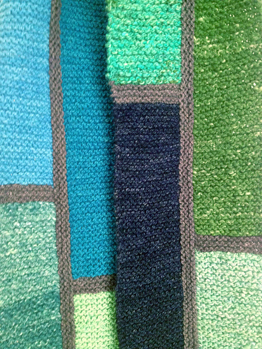 Ravelry: Mondrian Colorblock Scarf pattern by Cate Carter-Evans