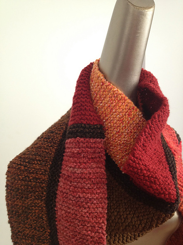 Ravelry: Mondrian Colorblock Scarf pattern by Cate Carter-Evans