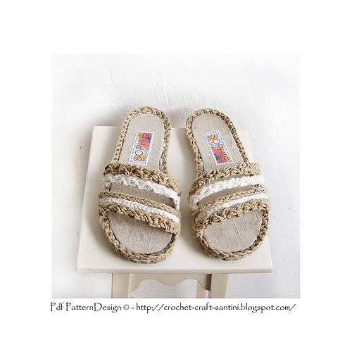 Ravelry: Cord Sandals pattern by Sophie and Me-Ingunn Santini