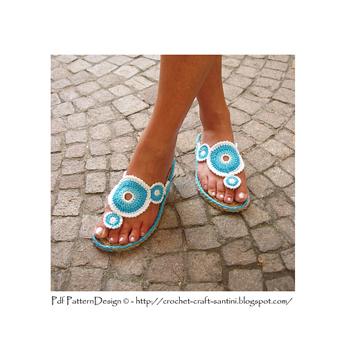 Ravelry: Yo-Yo Sandals with Cord Soles pattern by Sophie and Me-Ingunn ...