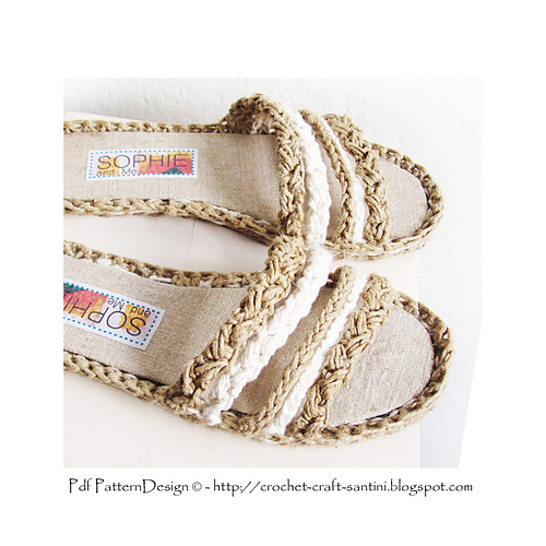 Ravelry: Cord Sandals pattern by Sophie and Me-Ingunn Santini