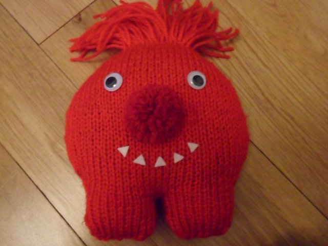 Ravelry: Comic relief/ Red nose day Monster pattern by Jordan Norrington