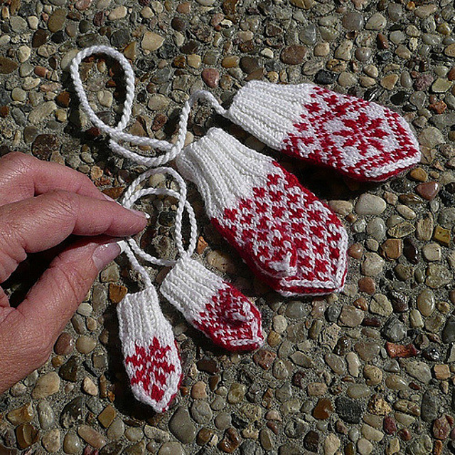 Ravelry: Miniature Mittens pattern by Randi K Design