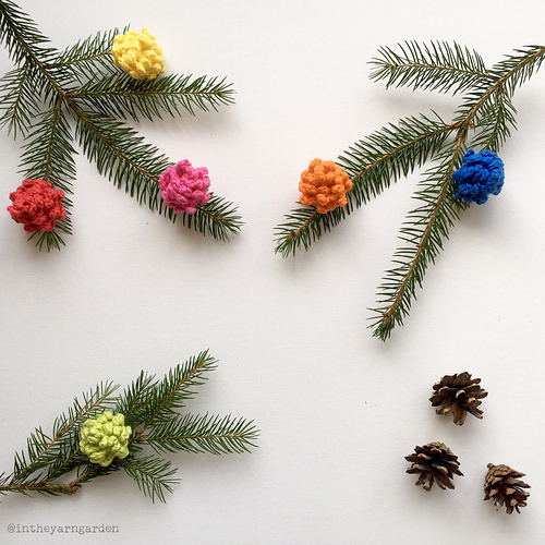 Ravelry: crochet pine cones pattern by In the Yarn Garden