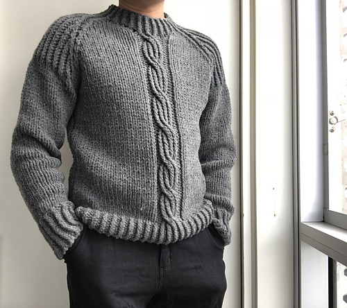 Ravelry: Gray Saturday Sweater pattern by Laura Reinbach