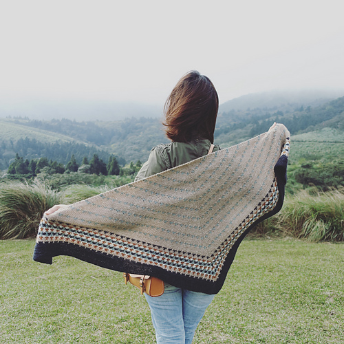 Ravelry: Outing Shawl pattern by Irene Lin