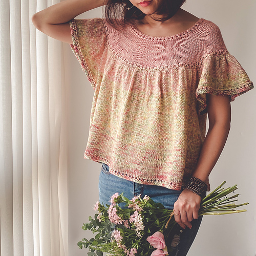Ravelry: Fiore Top pattern by Irene Lin
