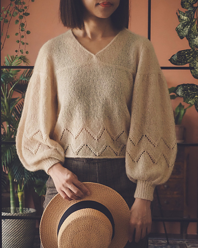 Ravelry: Mona sweater pattern by Irene Lin