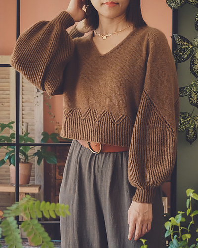 Ravelry: Afra Sweater pattern by Irene Lin