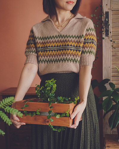 Ravelry: Liana Sweater pattern by Irene Lin