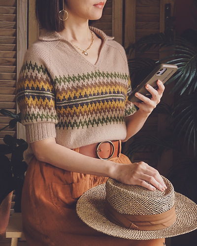 Ravelry: Liana Sweater pattern by Irene Lin