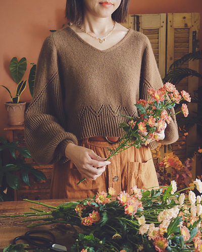 Ravelry: Afra Sweater pattern by Irene Lin