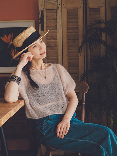 Ravelry: Lily Sheer Top pattern by Irene Lin