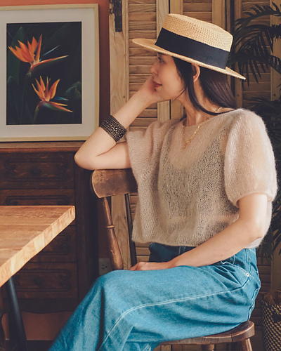 Ravelry: Lily Sheer Top pattern by Irene Lin