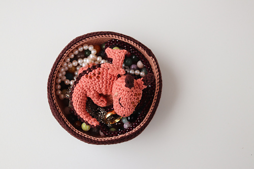 Ravelry: Trinket the Dragon Treasure Keeper pattern by Irene Strange