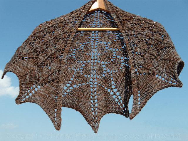 Ravelry: Dragon Scale Shawl pattern by Denise Plourde