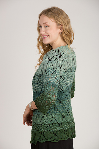 Ravelry: Gradient Lace Jacket pattern by Iris Schreier
