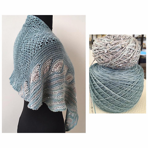 Ravelry: Peacock Shawl pattern by Iris Schreier