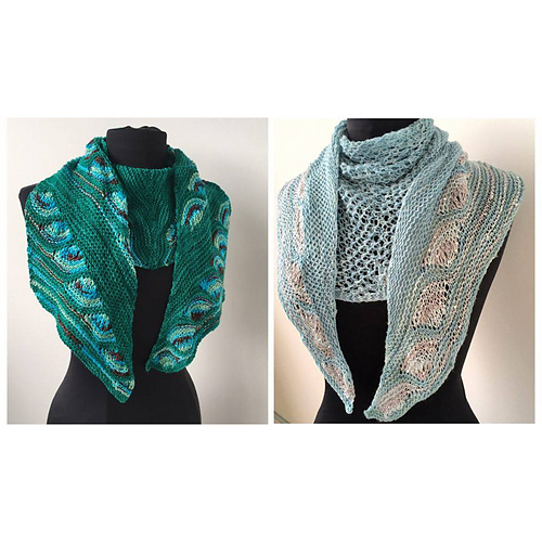 Ravelry: Peacock Shawl pattern by Iris Schreier