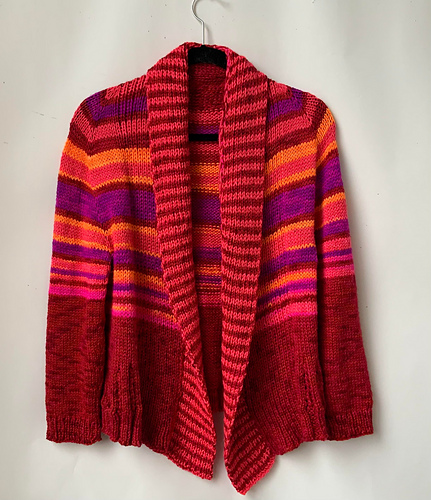 Ravelry: Silky Shawl Collar Jacket pattern by Iris Schreier