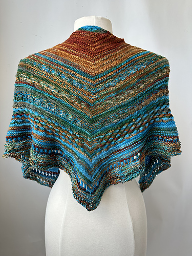 Ravelry: Moraine Lake Shawl pattern by Iris Schreier