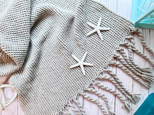 Ravelry: Blanket with twisted fringe pattern by Stephanie Anderson