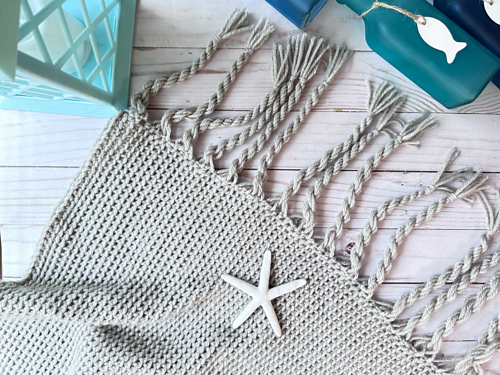 Ravelry: Blanket with twisted fringe pattern by Stephanie Anderson