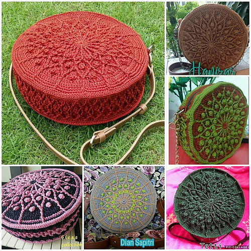 Ravelry: Cakra Circle Bag pattern by Irana Shintarani