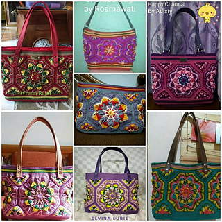 Ravelry: Champa Tote Bag pattern by Irana Shintarani