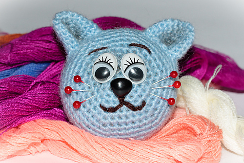 Ravelry: Crochet Cat Pin Cushion pattern by Iris F.