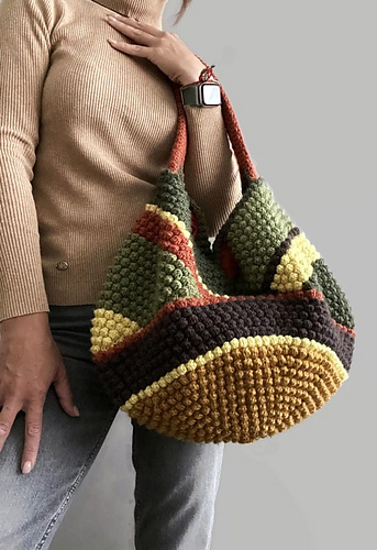 Ravelry: Multicolor Bag in Wool pattern by isWoolish