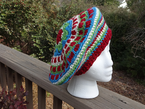 Ravelry: Color My World Slouchy Beret pattern by Ilene Stacey King