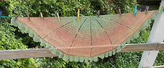 Ravelry: islander's Taffy Ruffle Shawl