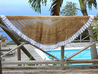 Ravelry: islander's DC shawl