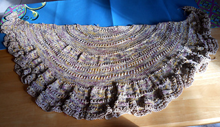 Ravelry: islander's Twain, a half pi shawl