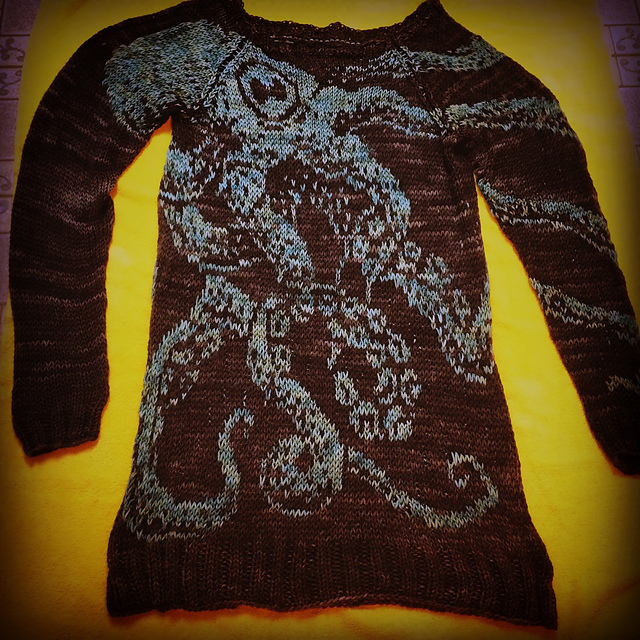 Ravelry: iswimlikeafish's Embrace Octopus Sweater