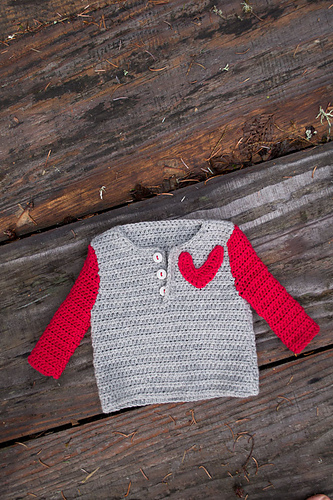 Ravelry: I Heart Henley pattern by Stephanie Mason Paulantis