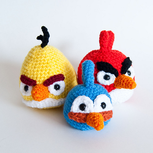 Ravelry: Angry Birds Blue Bird pattern by Karla Fitch