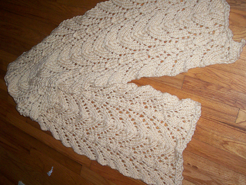 Ravelry: Spring Lace Shawl #81058AD pattern by Lion Brand Yarn